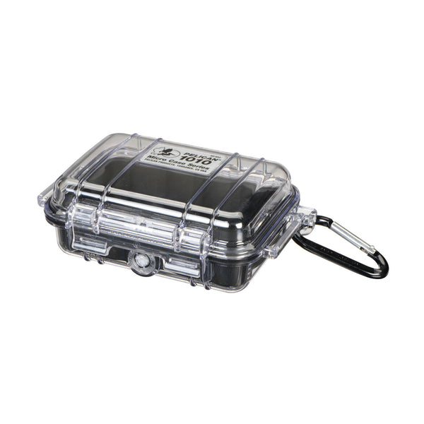 Pelican 1010 Micro Case (transparente con forro negro) - Foto del Recuerdo