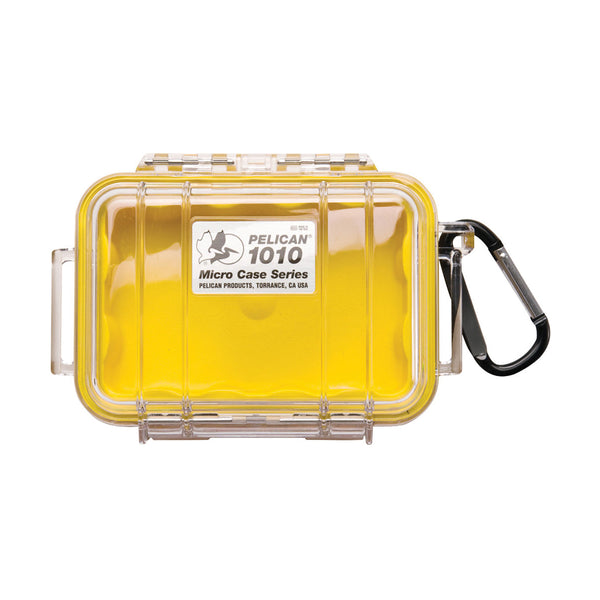 Pelican 1010 Micro Case (transparente con forro amarillo) - Foto del ...